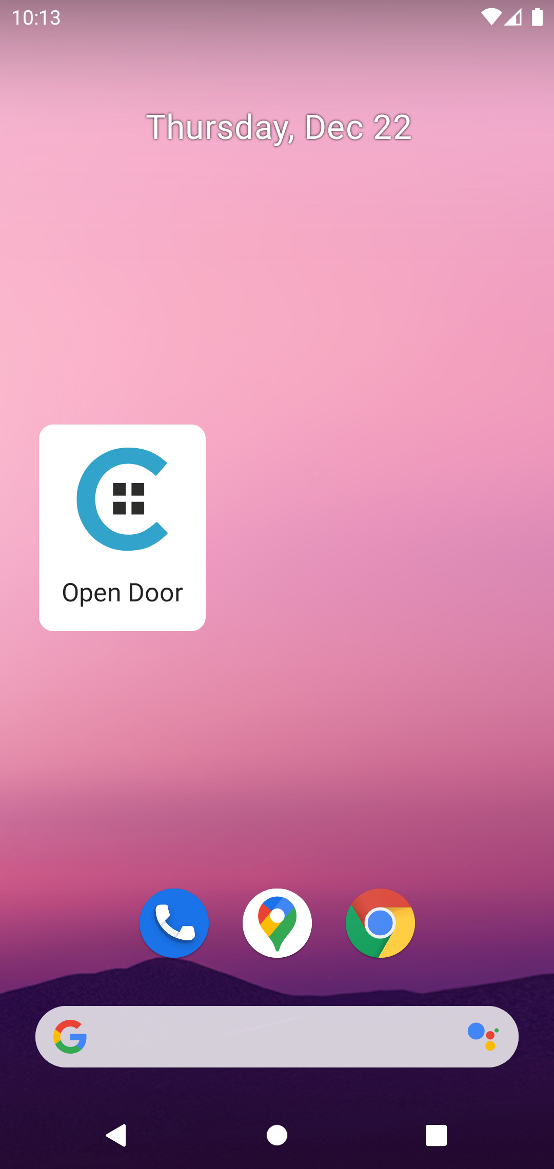 Adding the Open Door Widget - Android – Carson Living