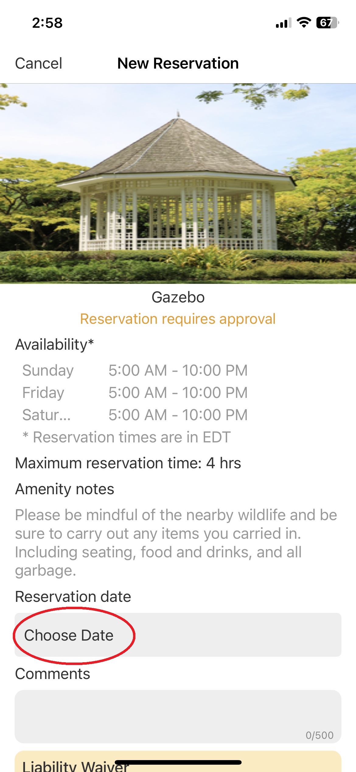 Making an Amenity Reservation – Carson Living