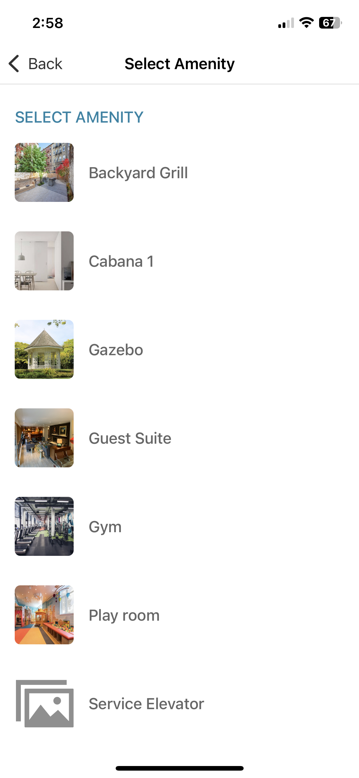 Making an Amenity Reservation – Carson Living