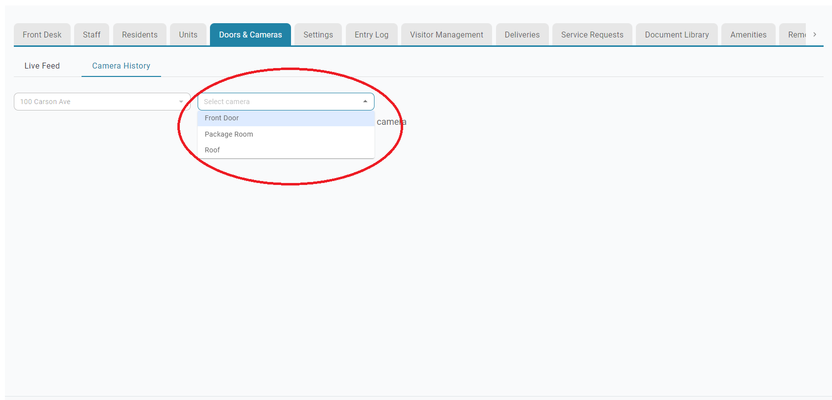 Viewing and Downloading Footage from Cameras – Carson Living