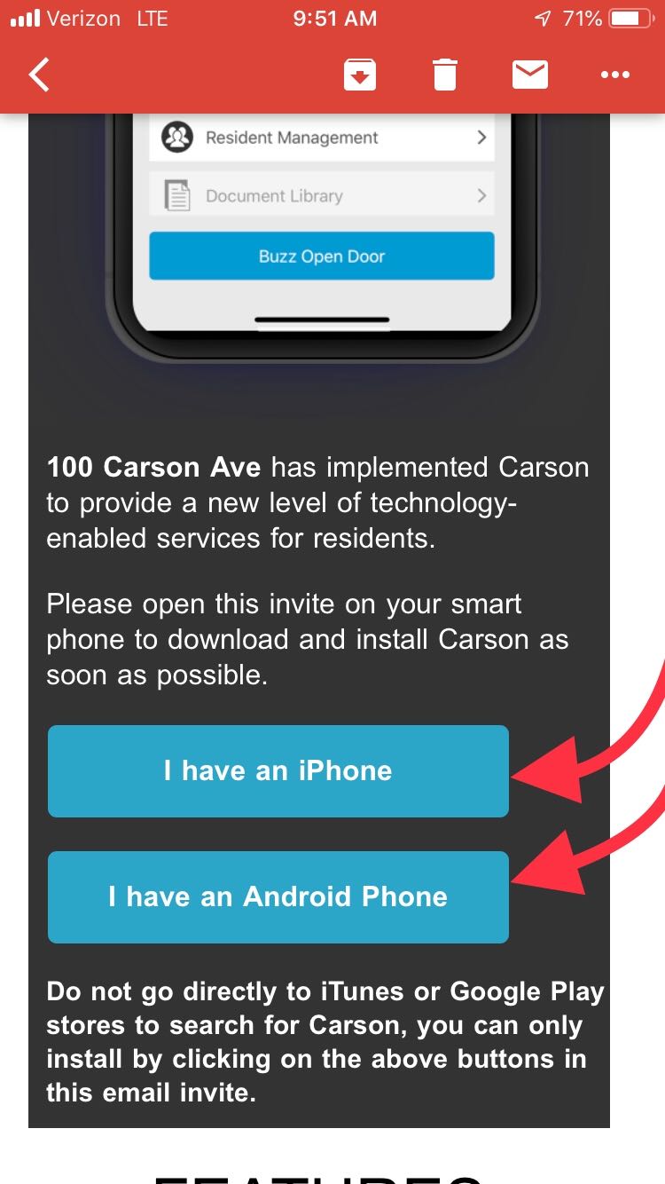 Getting the App and Signing Up – Carson Living