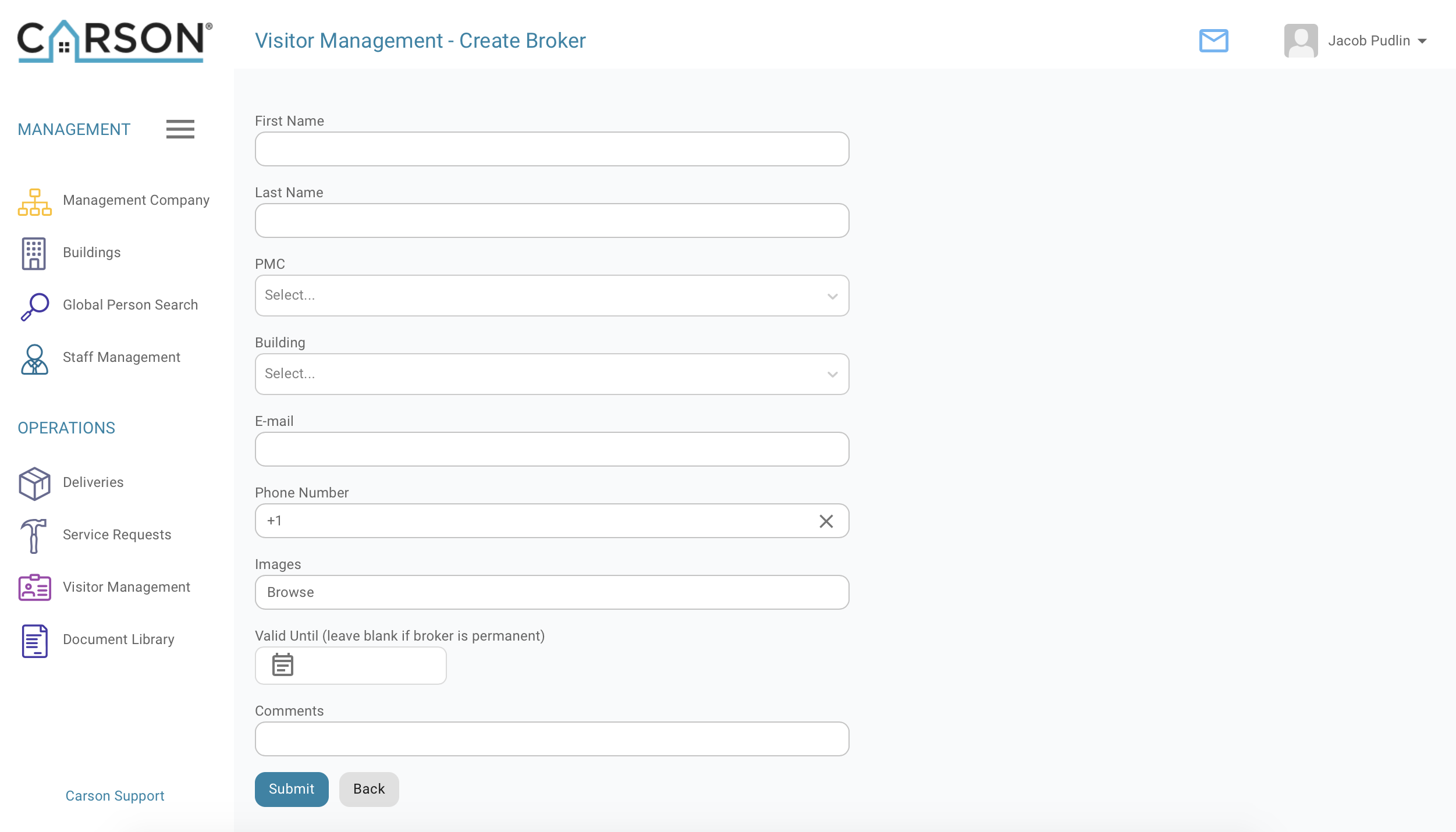 Adding a Broker – Carson Living