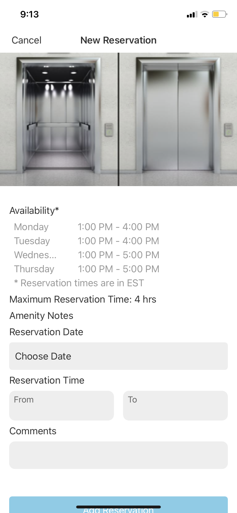 Making an Amenity Reservation – Carson Living
