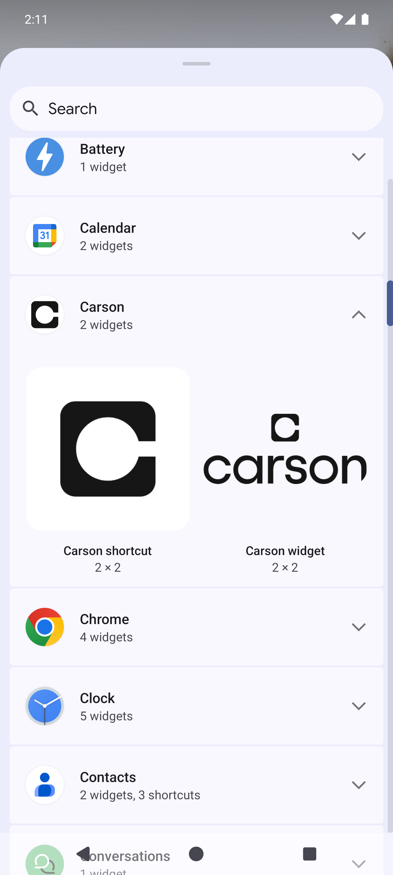 Adding the Open Door Widget - Android – Carson Living