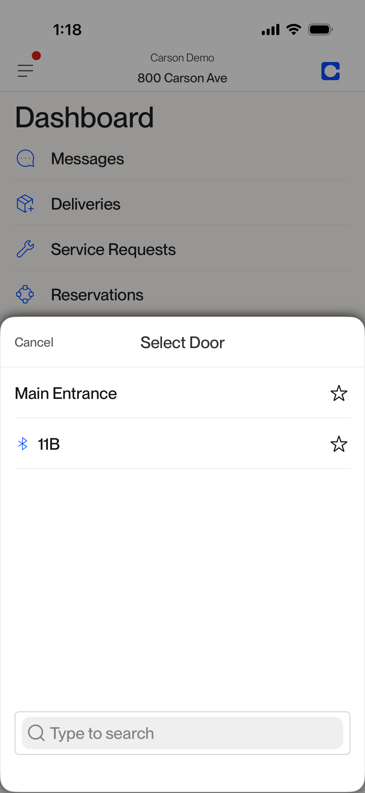 Adding the Open Door Widget - iOS – Carson Living