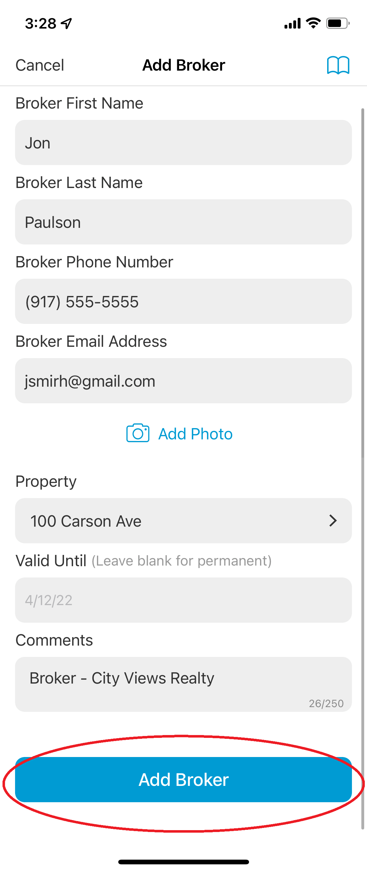 Adding A Broker – Carson Living